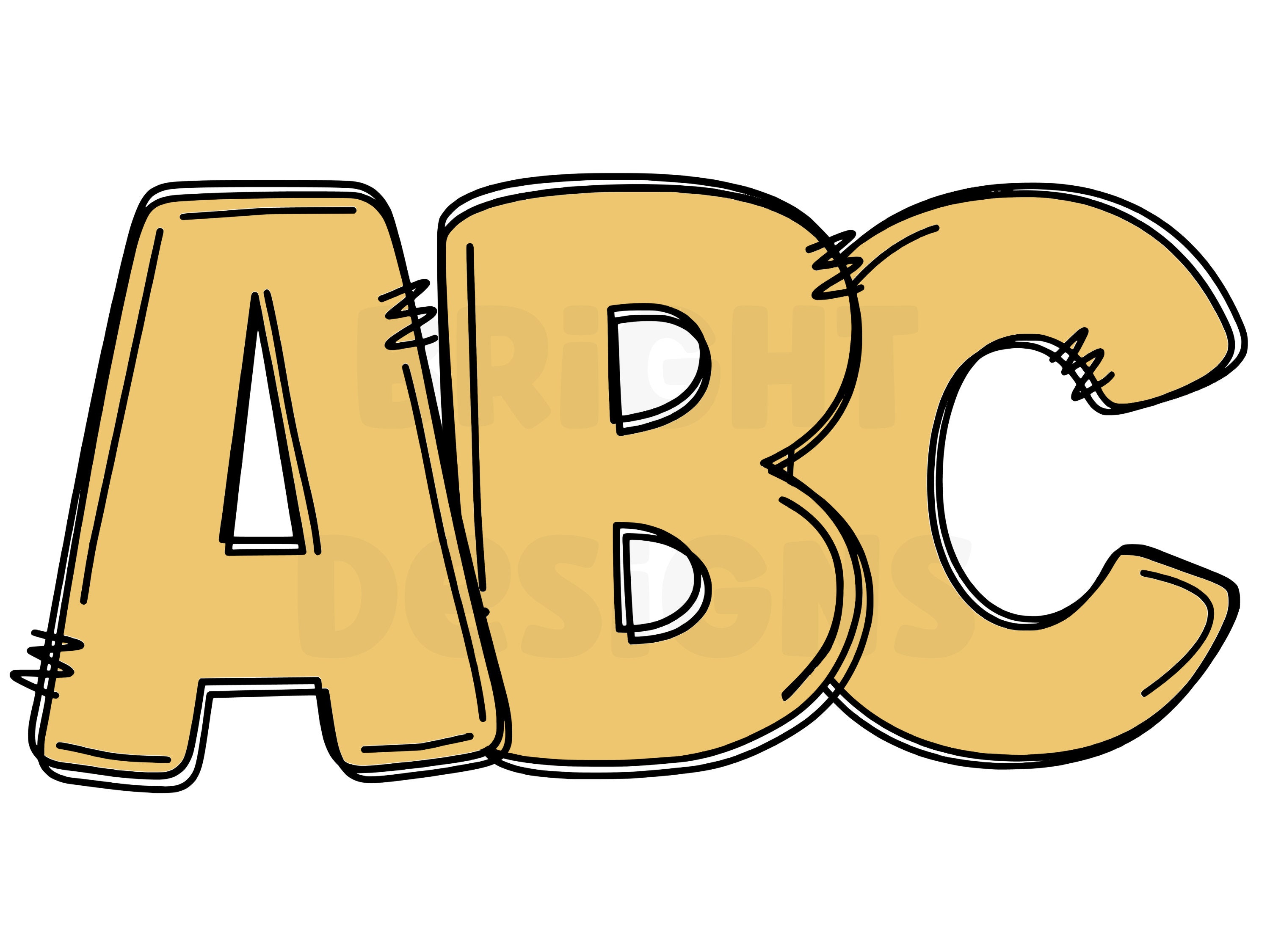 Rainbow Clipart Letters 300dpi Transparent Png. 5 Styles of Alphabet ...