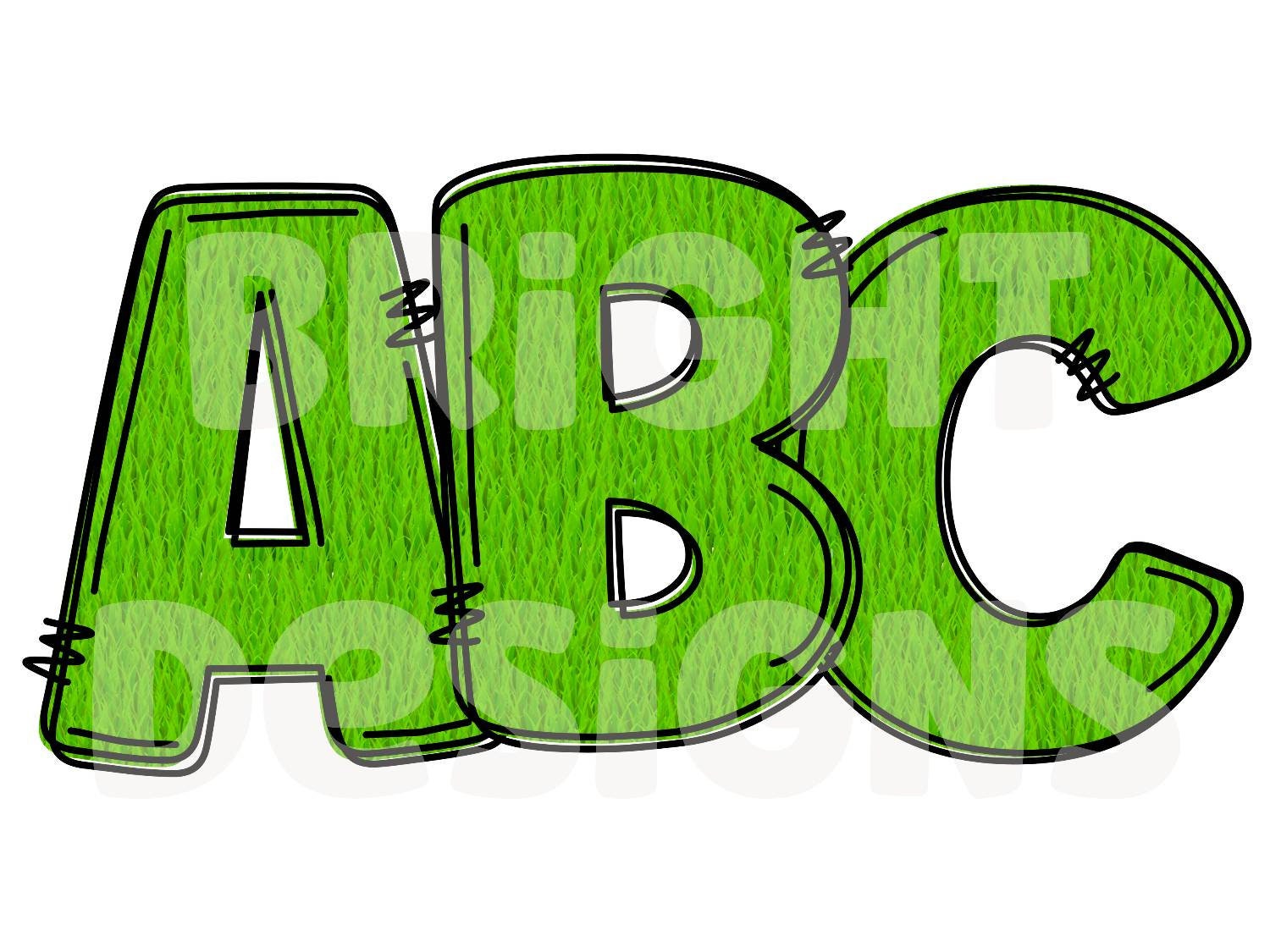 Farm Clipart Letters 300dpi Transparent Png. 5 Styles of - Etsy