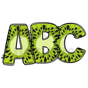 Fruit Alphabet Png Clipart Letters 300dpi Transparent Png. 6 Styles of ...