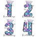 Mermaid Birthday Numbers Png Clipart Letters 300dpi Transparent Png ...