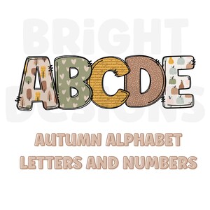 Fall Autumn Alphabet Png Clipart Letters 300dpi Transparent Png. 5 ...