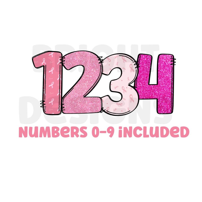 Breast Cancer Awareness Alphabet Clipart Letters 300dpi Transparent Png ...