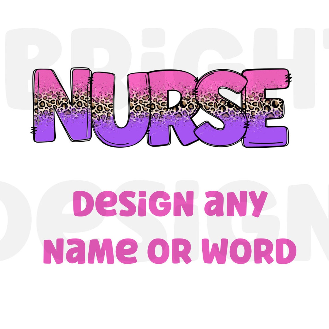 Pink & Purple Animal Print Alphabet Png Clipart Letters 300dpi ...