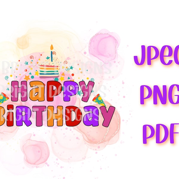 Pink and Purple Watercolor Alphabet Png Clipart Letters 300dpi ...