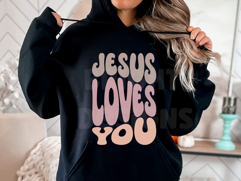 Jesus Loves You Clipart Graphic 300dpi Transparent Png, Pdf and Jpg - Etsy