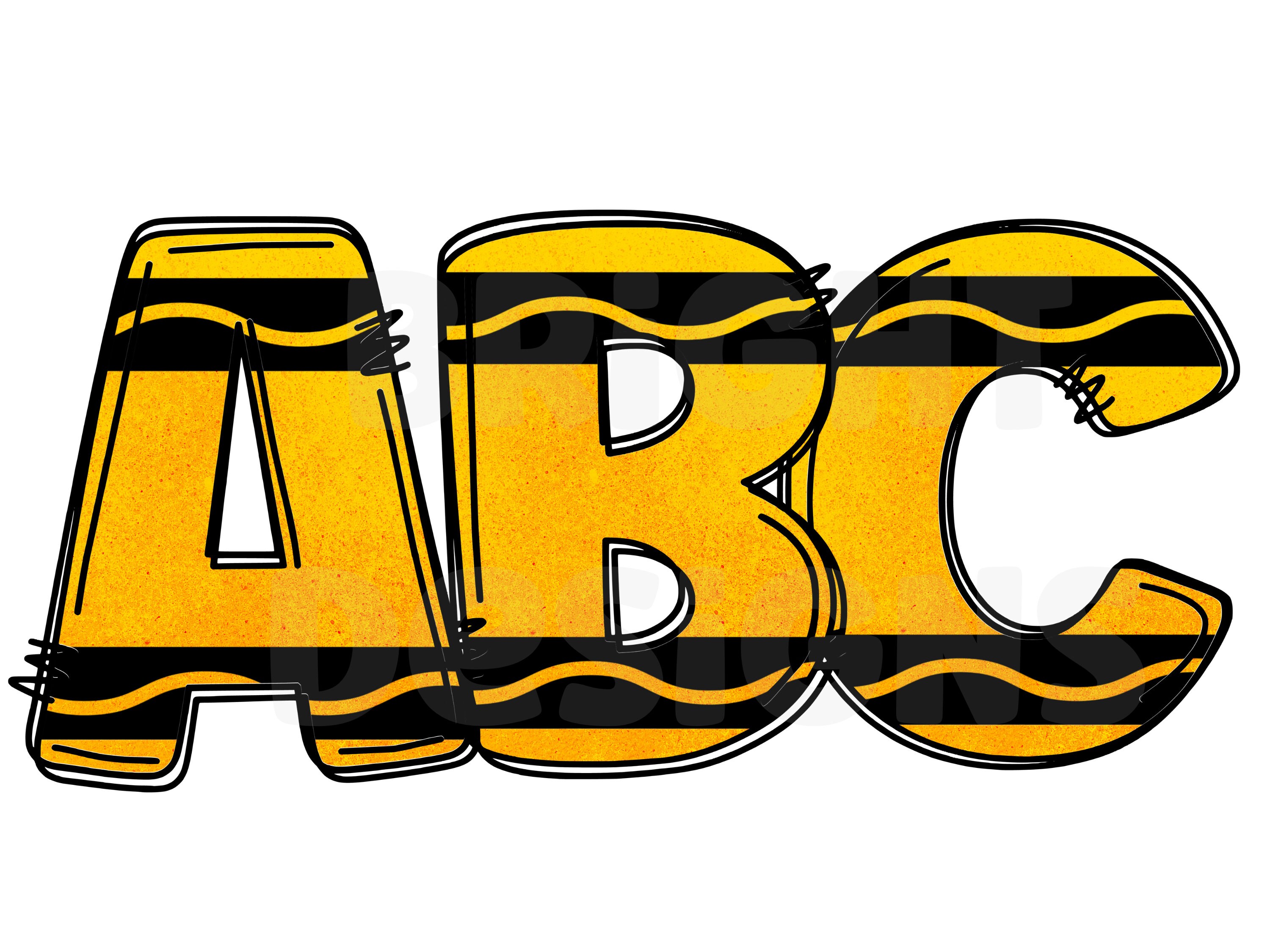 Crayons School Alphabet Clipart Letters 300dpi Transparent Png. 5 ...