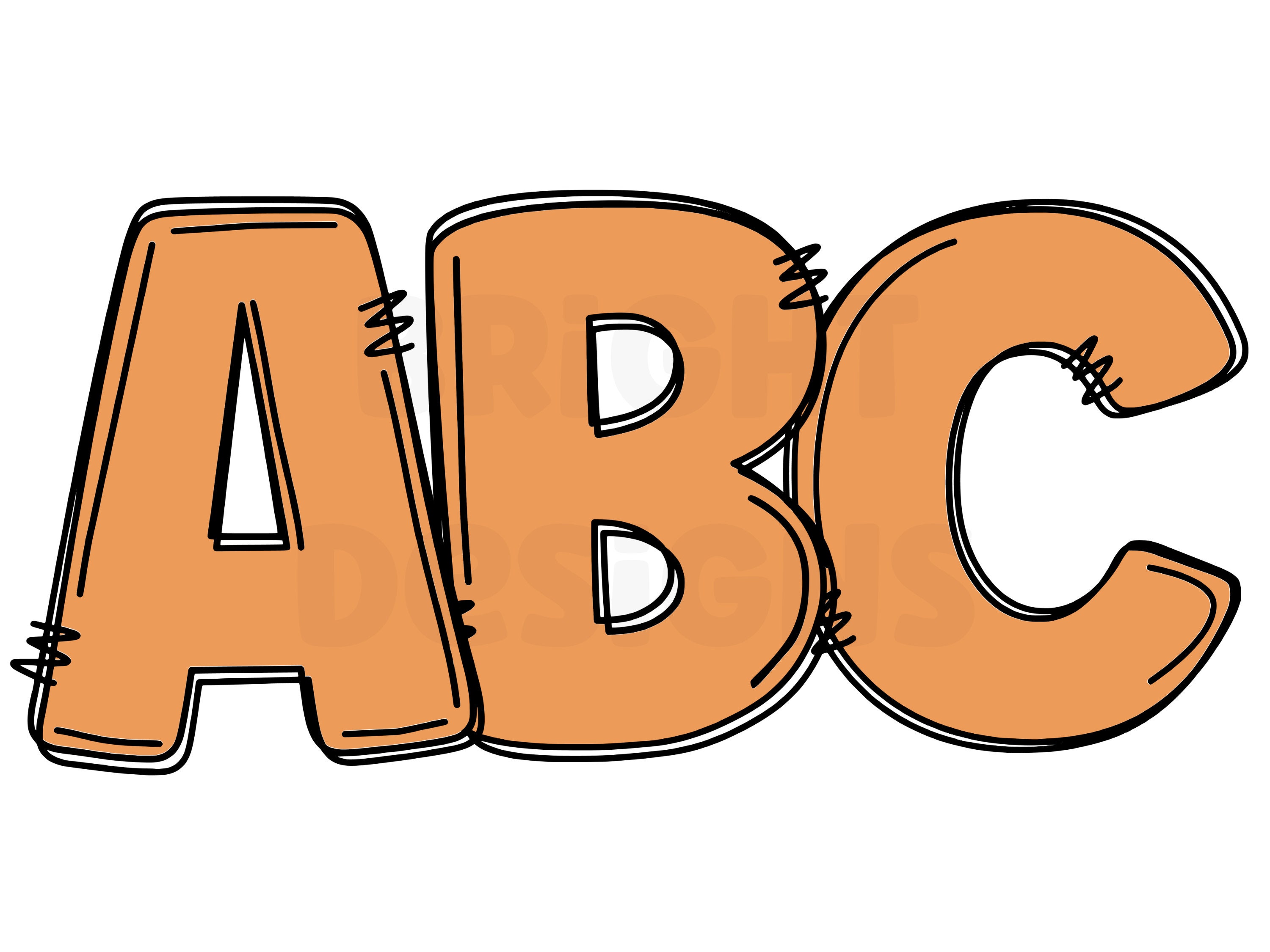 Rainbow Clipart Letters 300dpi Transparent Png. 5 Styles of Alphabet ...