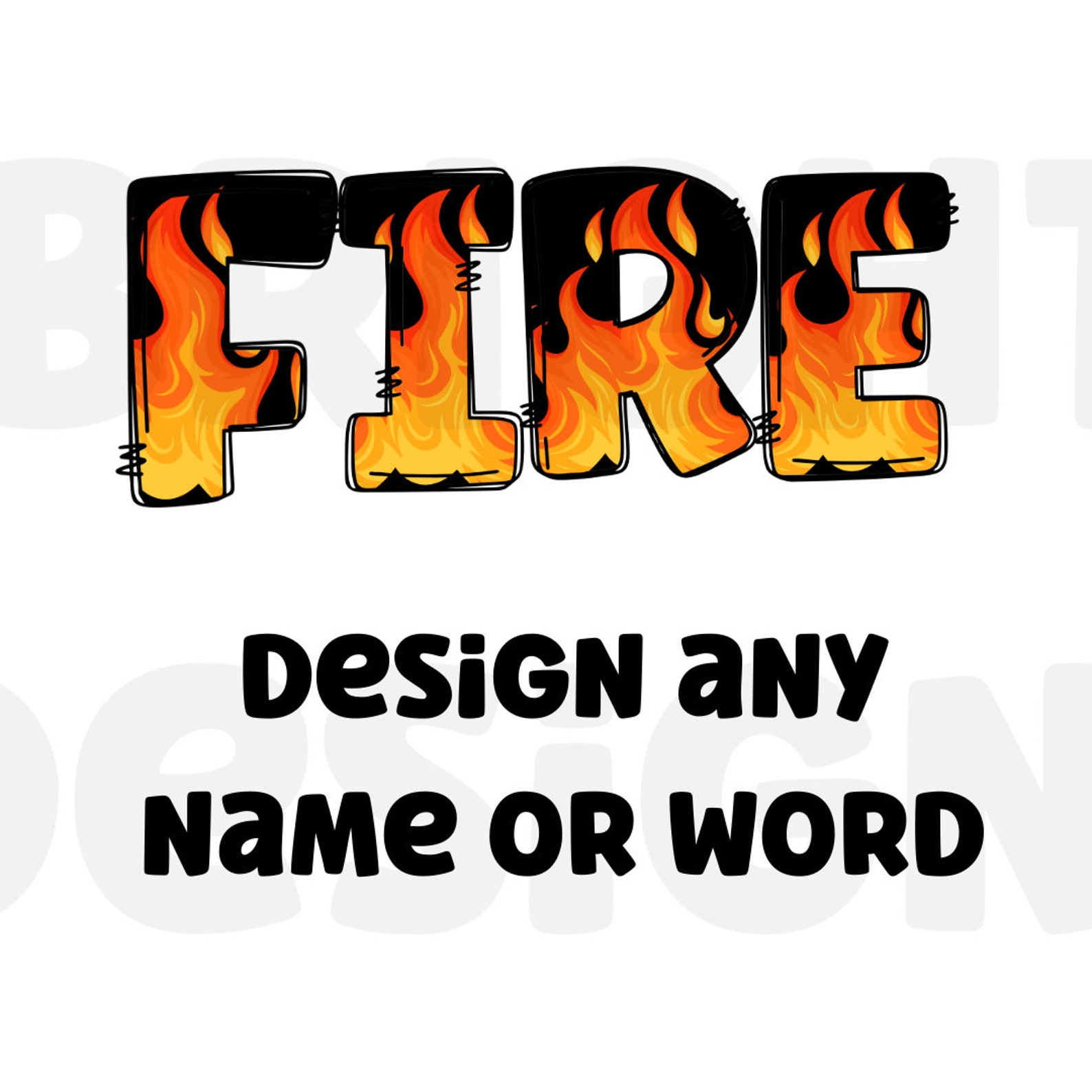 Fire Alphabet Png Clipart Letters 300dpi Transparent Png. 1 Set of ...