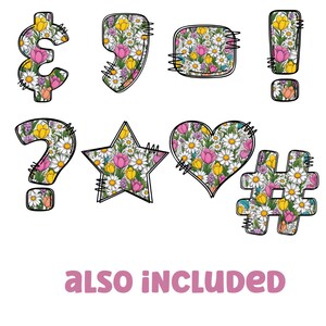 Spring Flowers Alphabet Png Clipart Letters 300dpi Transparent Png. 1 ...