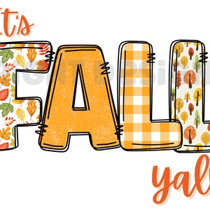 Fall Autumn Clipart Letters 300dpi Transparent Png. 5 Styles of ...
