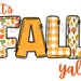 Fall Autumn Clipart Letters 300dpi Transparent Png. 5 Styles - Etsy