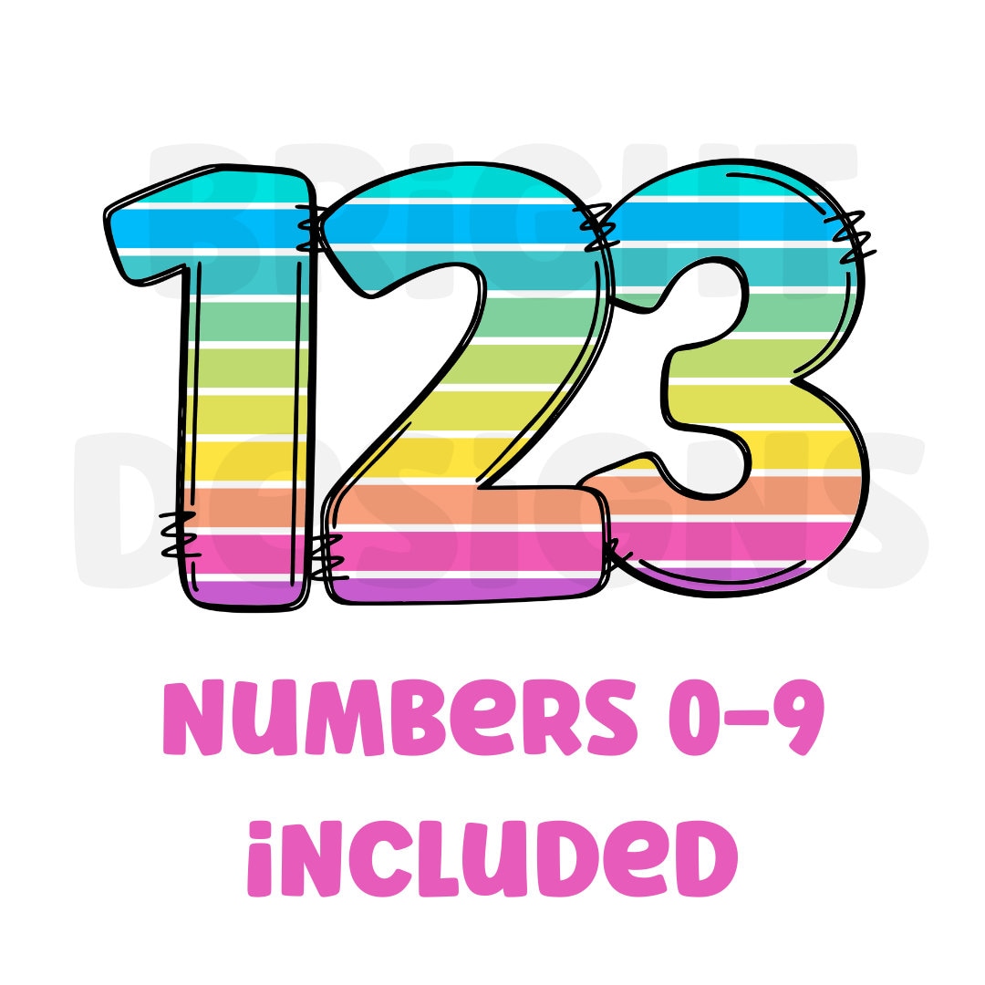 Rainbow Pop Alphabet Png Clipart Letters 300dpi Transparent Png. 1 Set ...