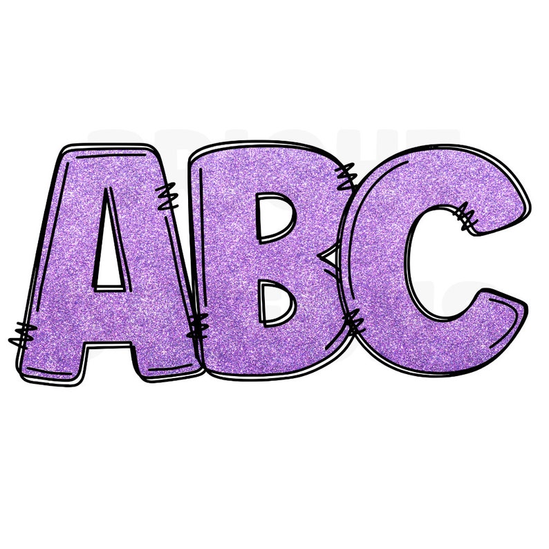 Pastel Glitter Alphabet Png Clipart Letters 300dpi Transparent Png. 5 ...
