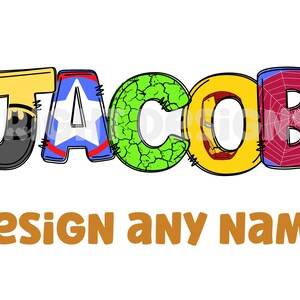 Super Heroes Alphabet Clipart Letters 300dpi Transparent Png. 5 Styles ...