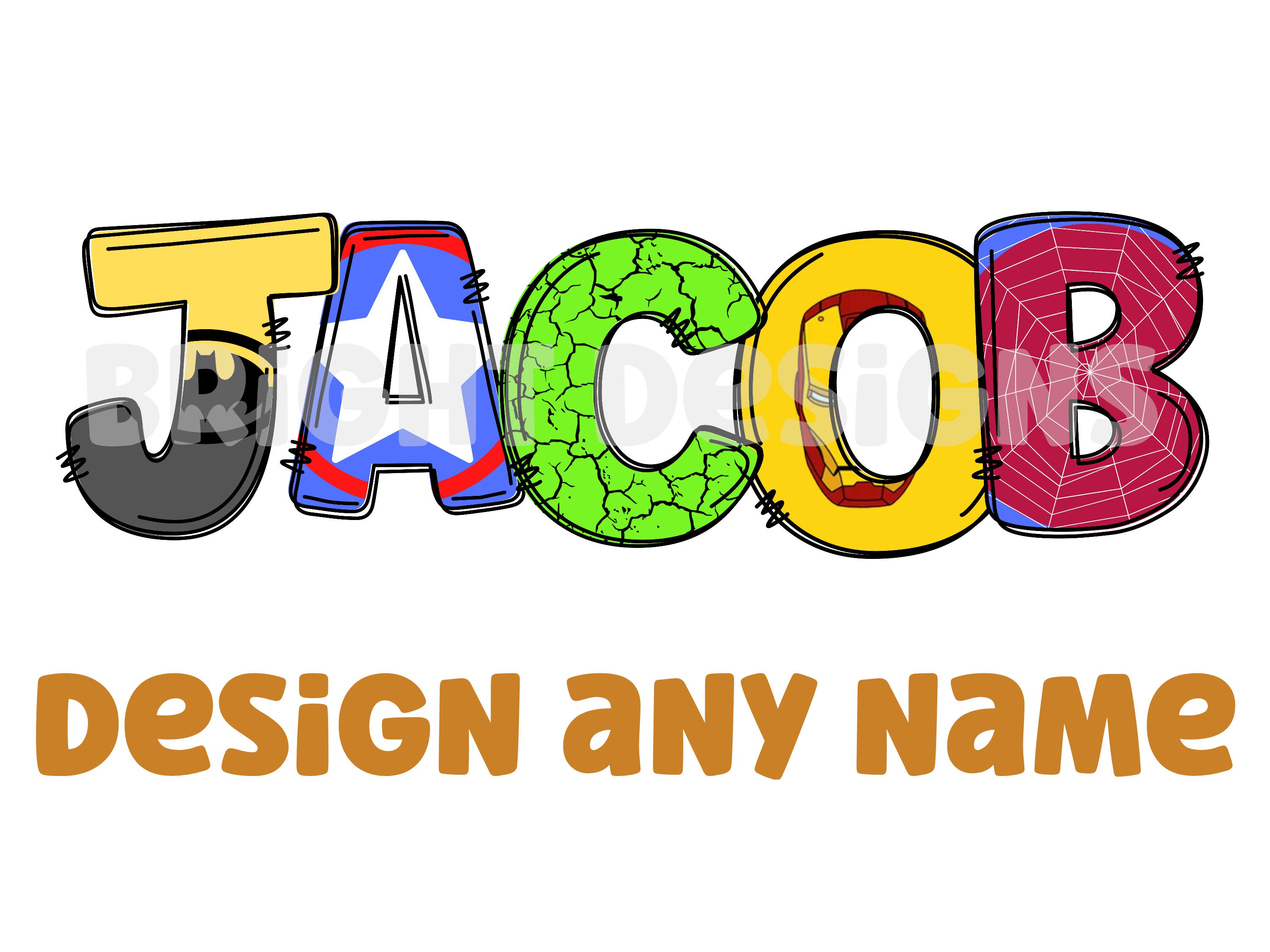 Super Heroes Alphabet Clipart Letters 300dpi Transparent Png. 5 Styles ...