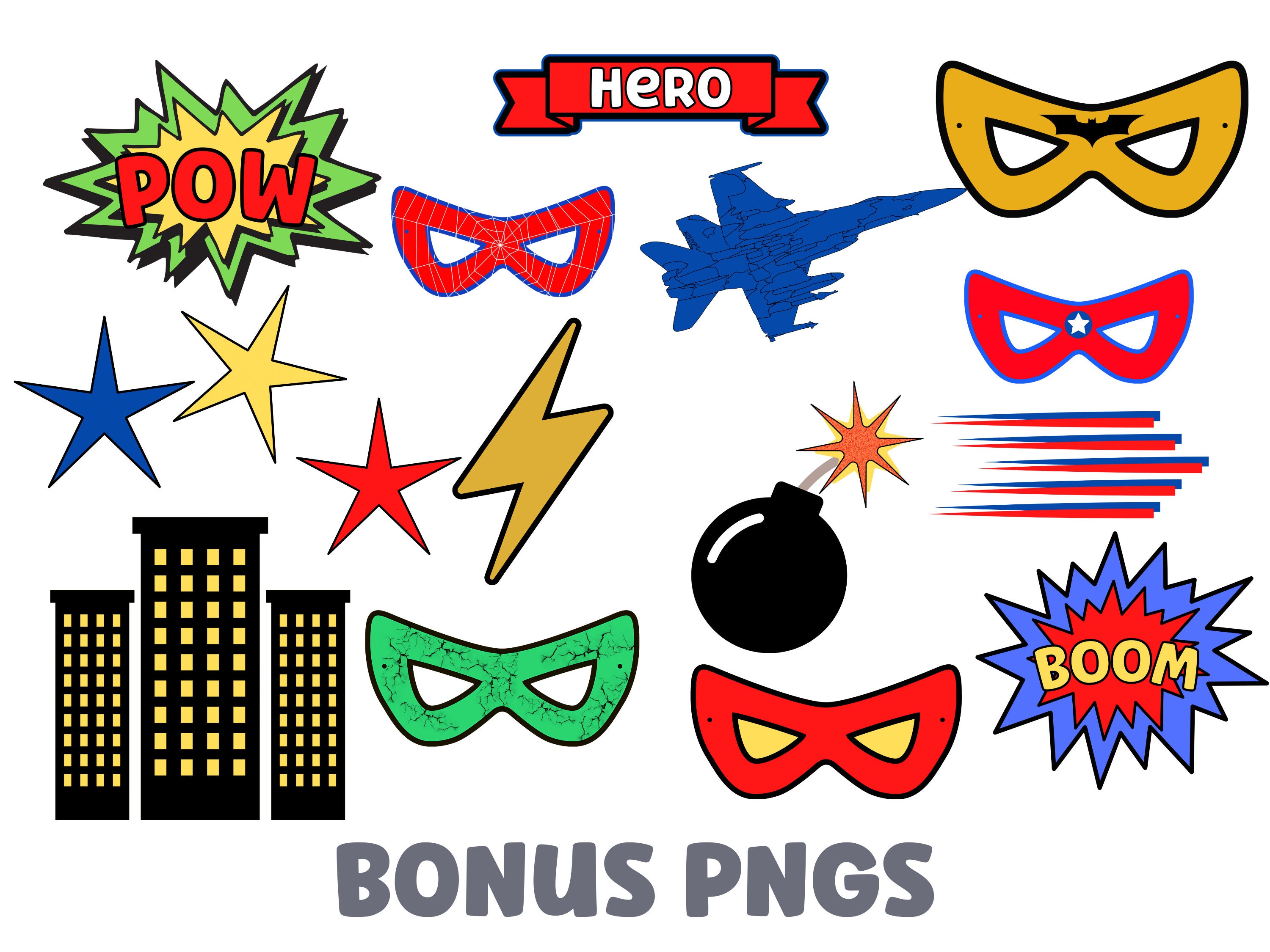 Super Heroes Alphabet Clipart Letters 300dpi Transparent Png. - Etsy
