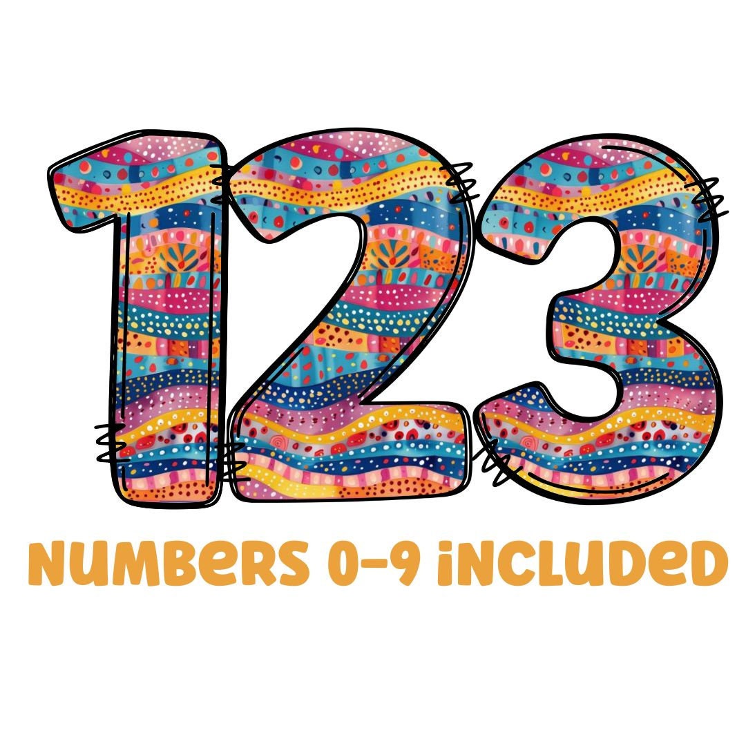 Bright Boho Alphabet Png Clipart Letters 300dpi Transparent Png. 1 Set ...