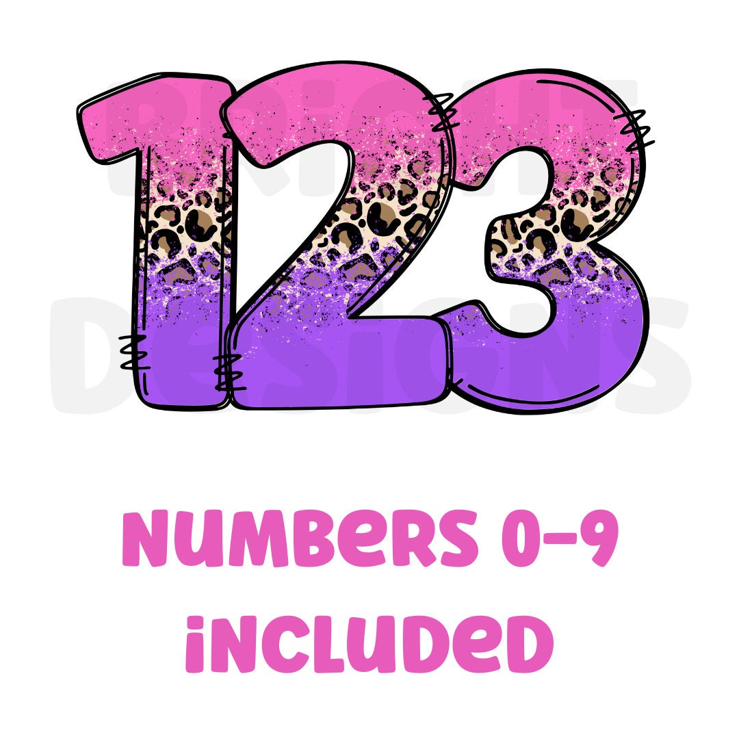 Pink & Purple Animal Print Alphabet Png Clipart Letters 300dpi ...