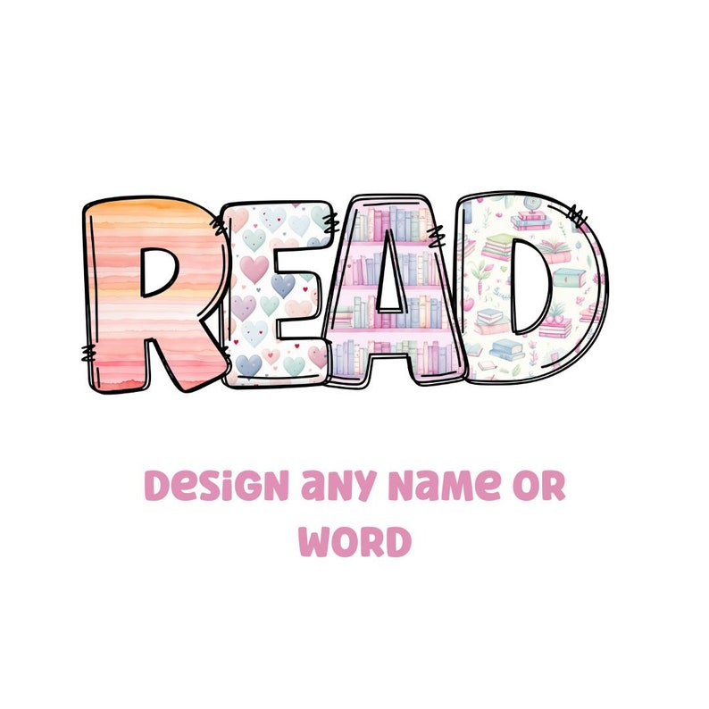 Books Clipart Alphabet Letters 300dpi Transparent Png. 5 Styles of ...