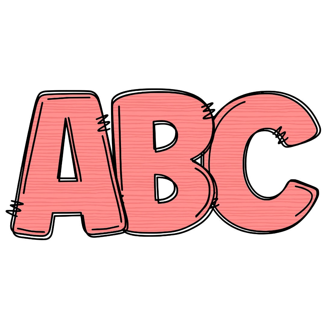 Mini Beasts Alphabet Clipart Letters 300dpi Transparent Png. 5 - Etsy