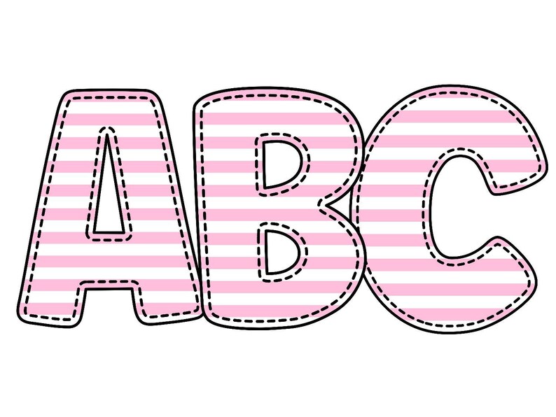 Pink Valentine Clipart Letters 300dpi Transparent Png. 5 Styles of ...