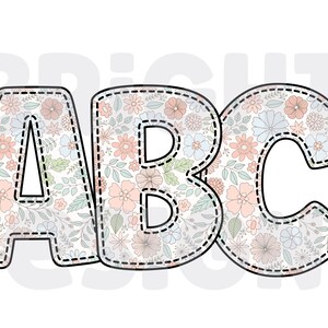 Spring Clipart Letters 300dpi Transparent Png. 5 Styles of - Etsy