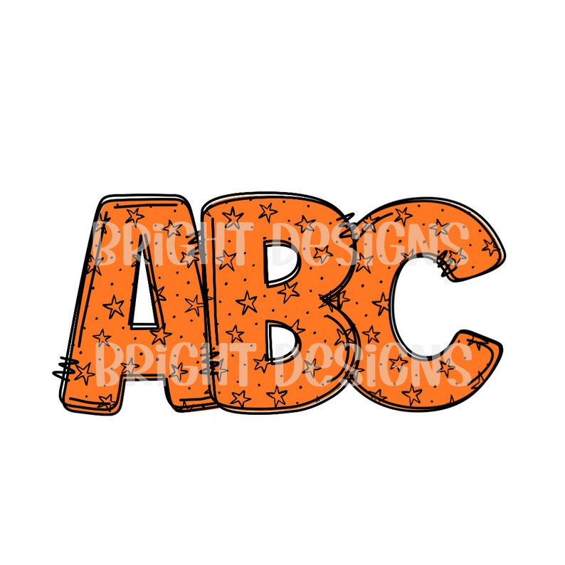 Halloween Alphabet Png Clipart Letters 300dpi Transparent Png. - Etsy