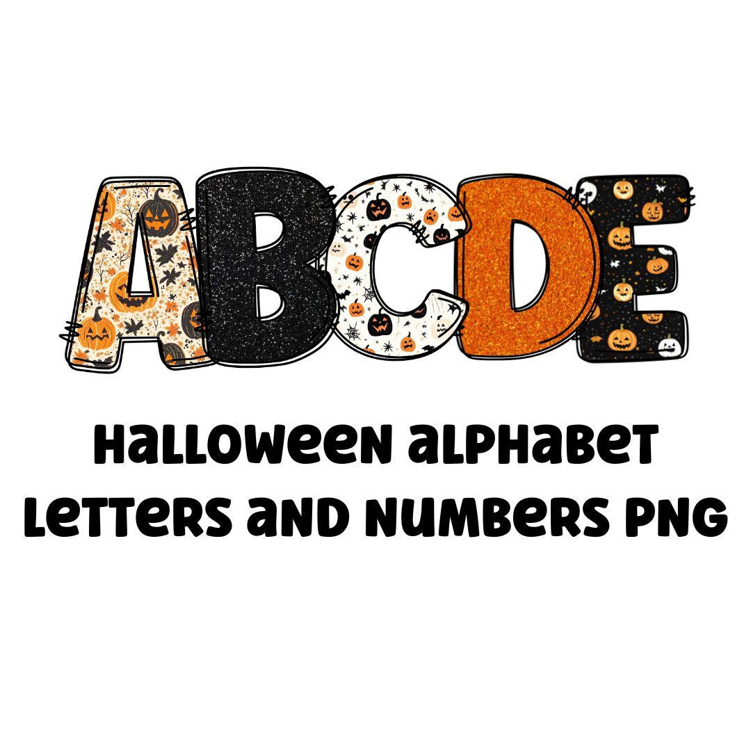 Halloween Alphabet Png Clipart Letters 300dpi Transparent Png. 5 Styles ...