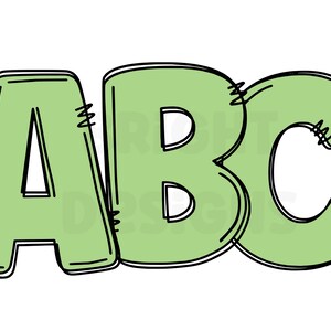 Rainbow Clipart Letters 300dpi Transparent Png. 5 Styles of Alphabet ...