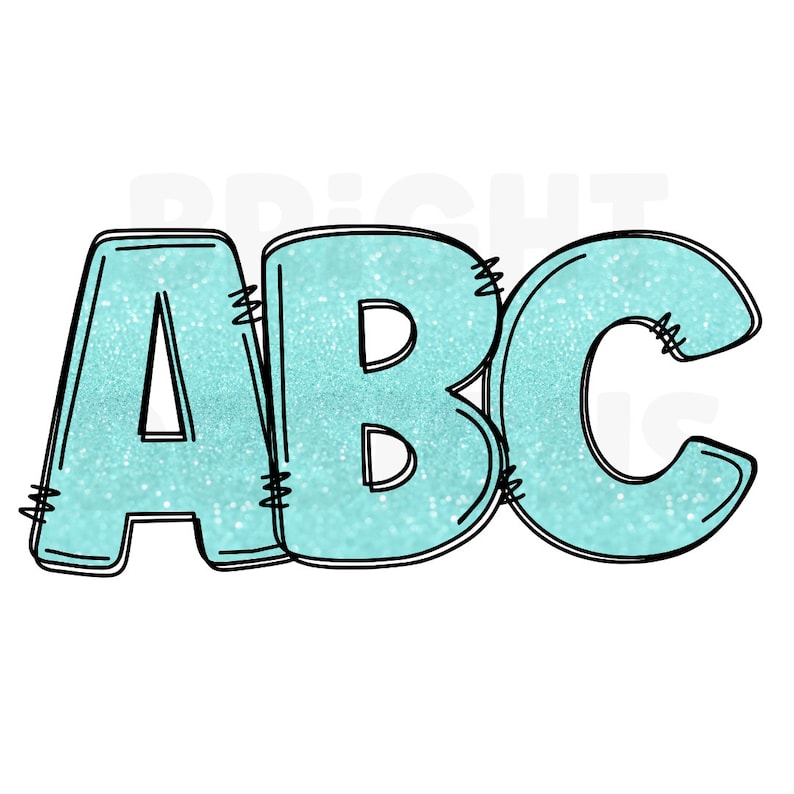 Pastel Glitter Alphabet Png Clipart Letters 300dpi Transparent Png. 5 ...