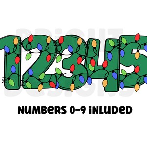 Christmas Lights Clipart Letters 300dpi Transparent Png. 1 Set of ...
