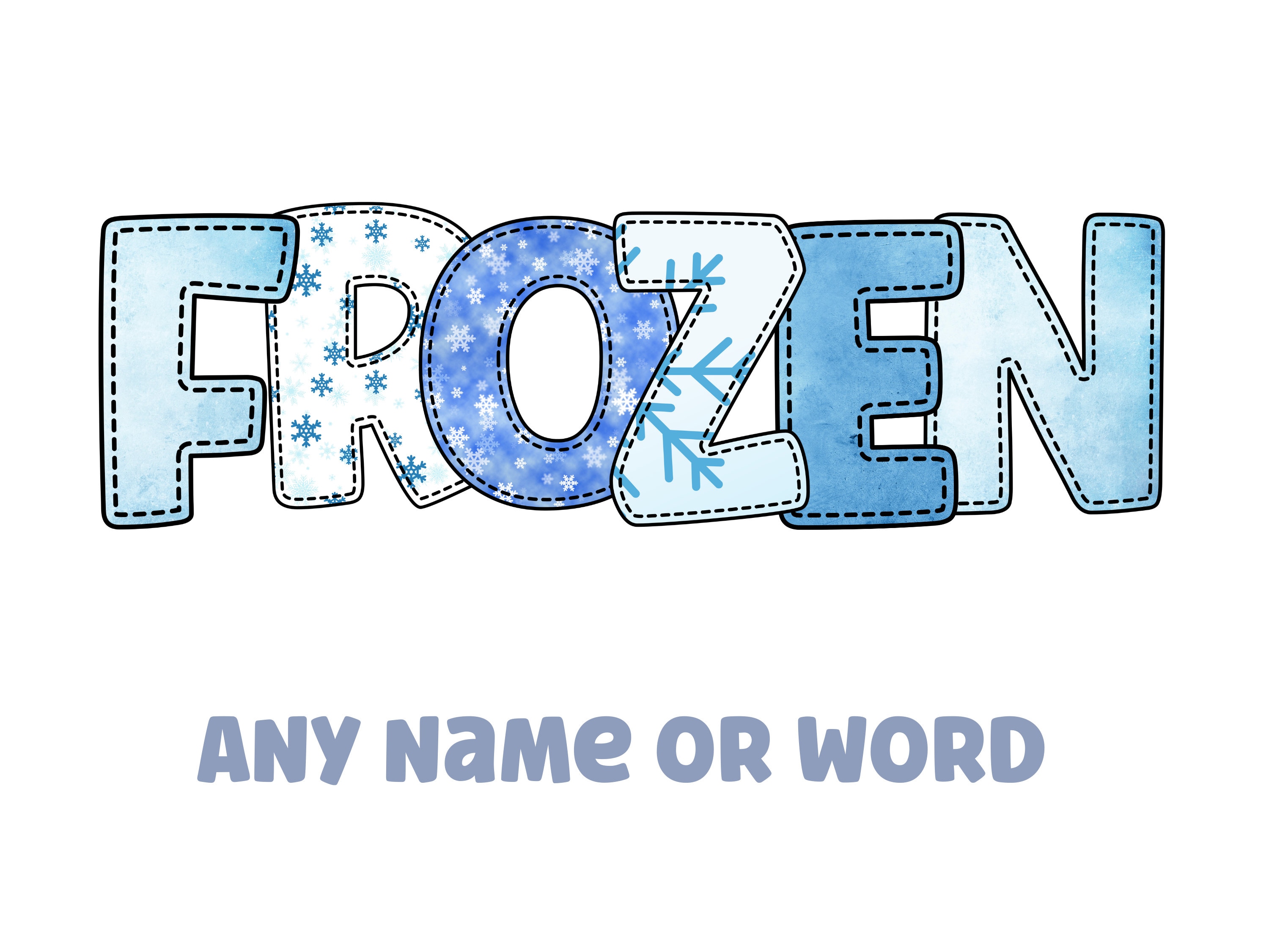 Frozen Clipart Letters 300dpi Transparent Png. 5 Styles of Alphabet ...