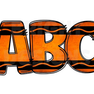 Crayons School Alphabet Clipart Letters 300dpi Transparent Png. 5 ...