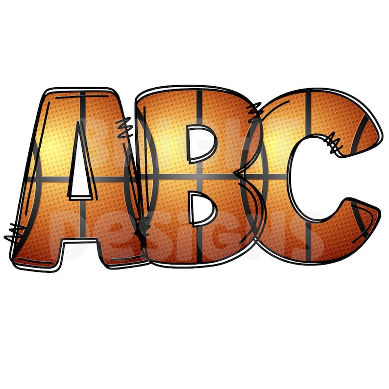 Sport Clipart Letters | 300dpi | Transparent Png | 5 Styles of Alphabet ...