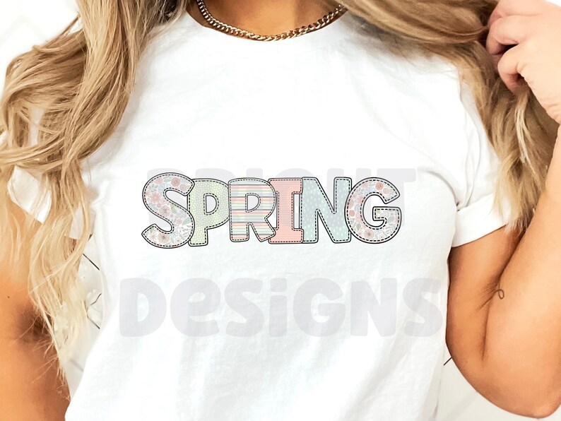 Spring Clipart Letters 300dpi Transparent Png. 5 Styles of - Etsy