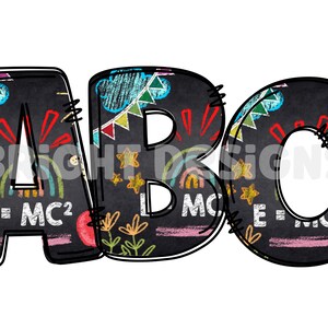 School Teacher Clipart Letters 300dpi Transparent Png. 5 Styles of ...