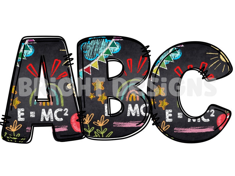 School Teacher Clipart Letters 300dpi Transparent Png. 5 - Etsy