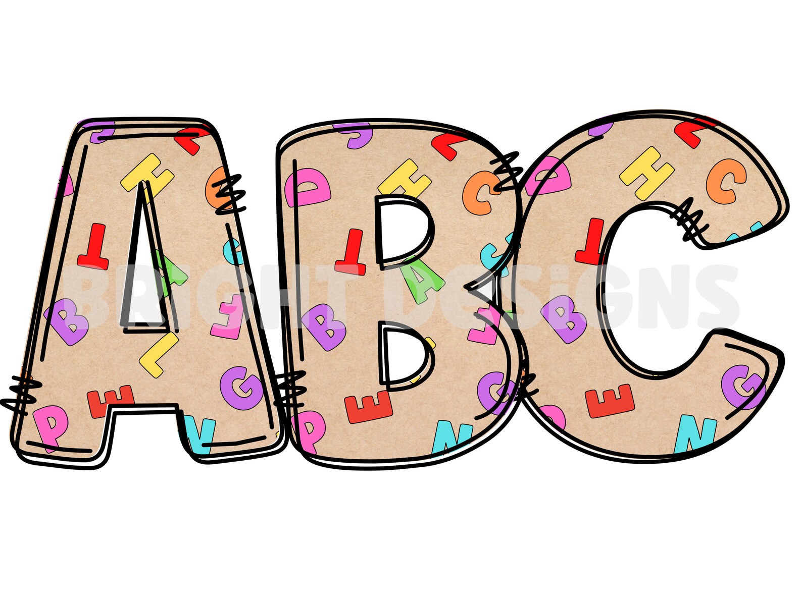 School Teacher Clipart Letters 300dpi Transparent Png. 5 - Etsy