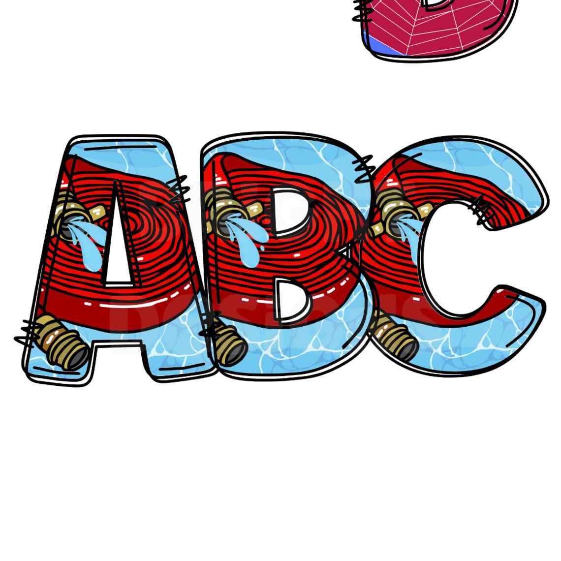 Fire Safety Clipart Letters 300dpi Transparent Png. 5 Styles of ...