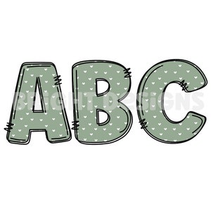 Shabby Chic Clipart Letters 300dpi Transparent Png. 5 Styles of ...