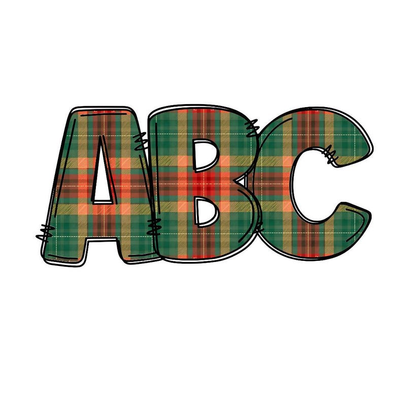 Christmas Alphabet Png Clipart Letters 300dpi Transparent Png. 4 Styles ...