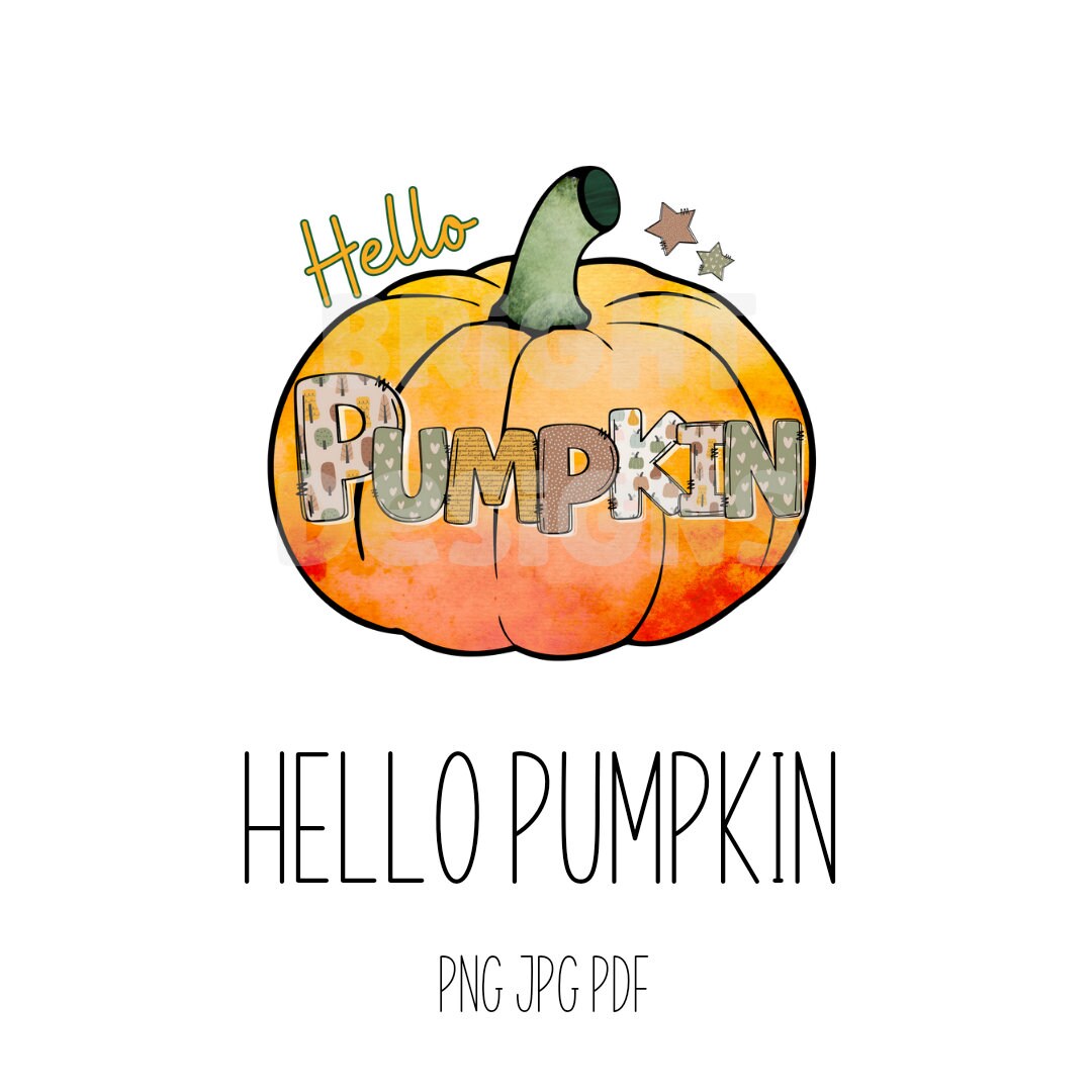 Hello Pumpkin Clipart 300dpi Transparent Png. Halloween Clipart Images ...