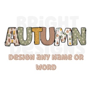 Fall Autumn Alphabet Png Clipart Letters 300dpi Transparent Png. 5 ...