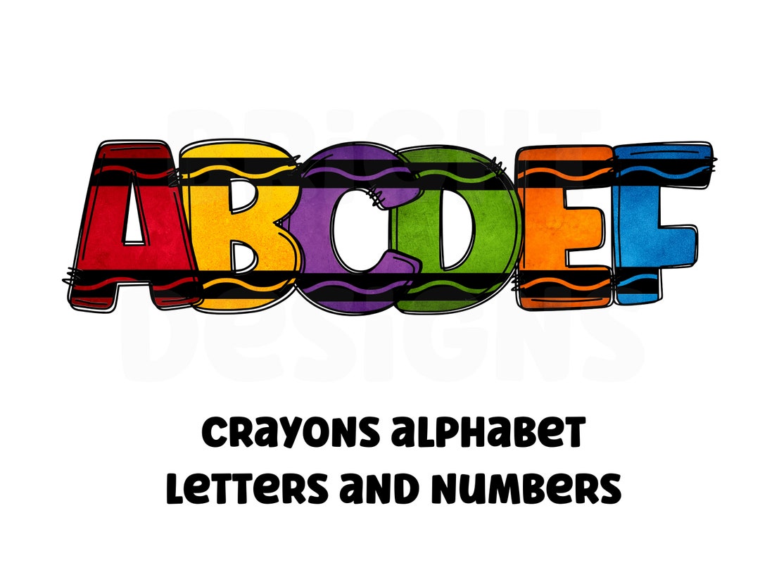 Crayons School Alphabet Clipart Letters 300dpi Transparent Png. 5 ...