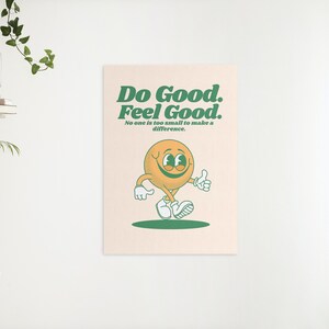 Retro Poster, 70's Wall Art, Room Decor, Vintage Smiley Face Poster, 70 ...