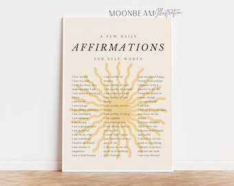 Self Worth Poster - Etsy