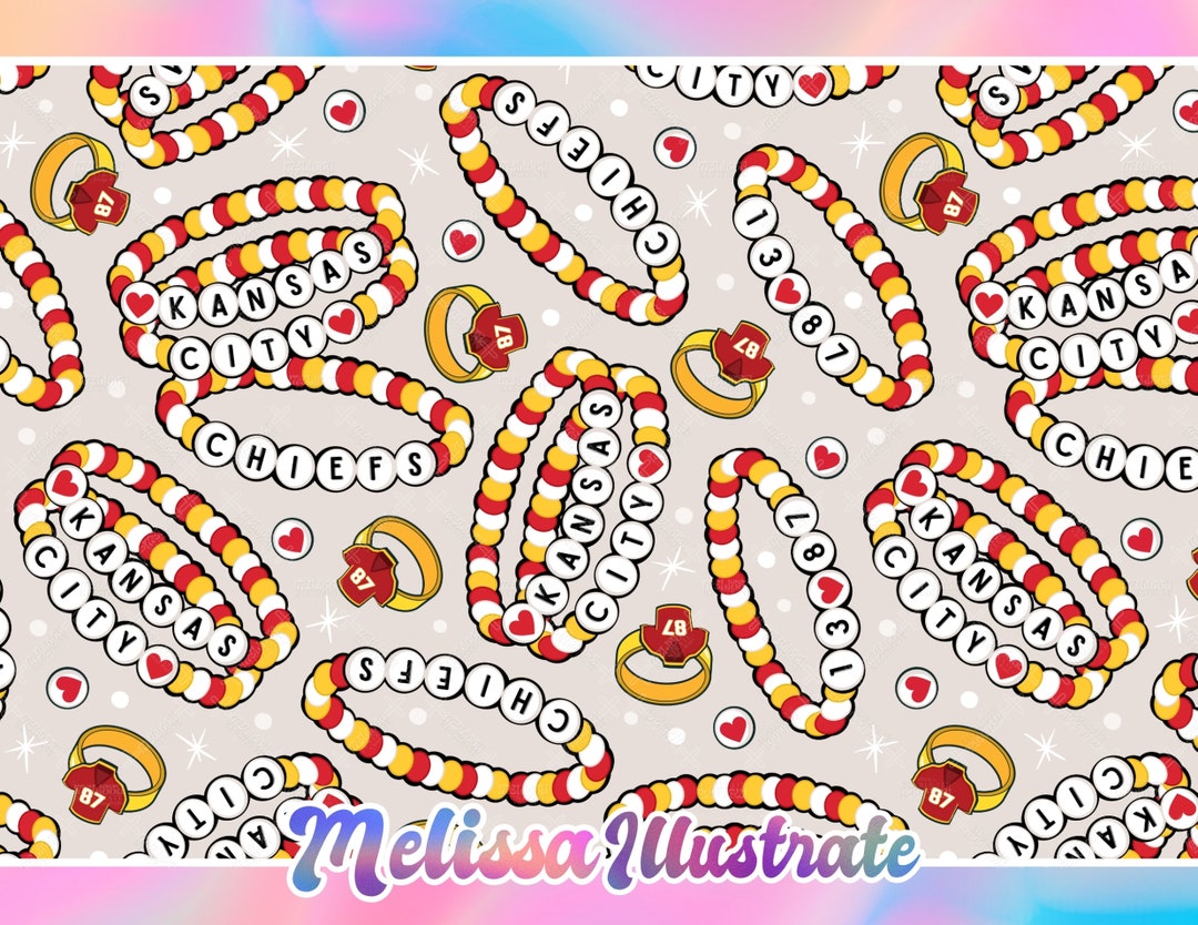 Chiefs Friendship Bracelet Pattern, Swiftie Chiefs Repeat Pattern ...