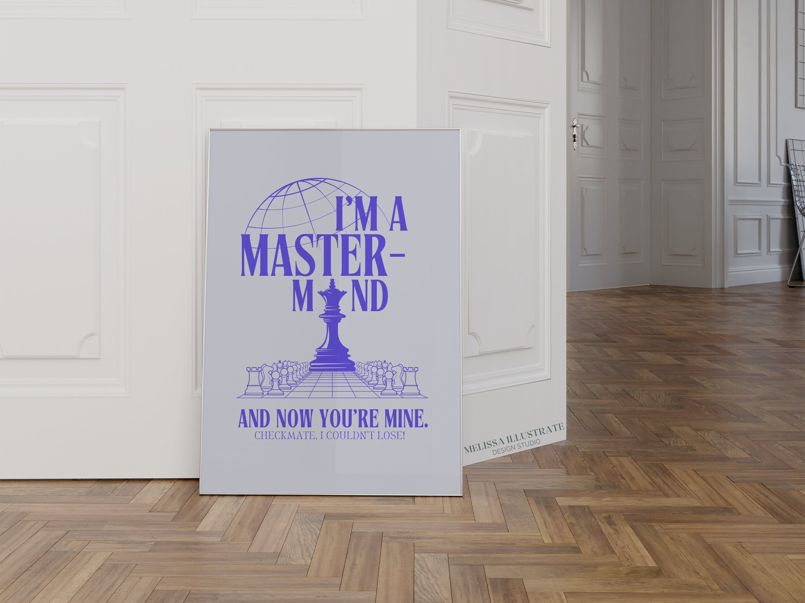 Taylor Mastermind Poster Midnights Vintage Schach Print - Etsy.de