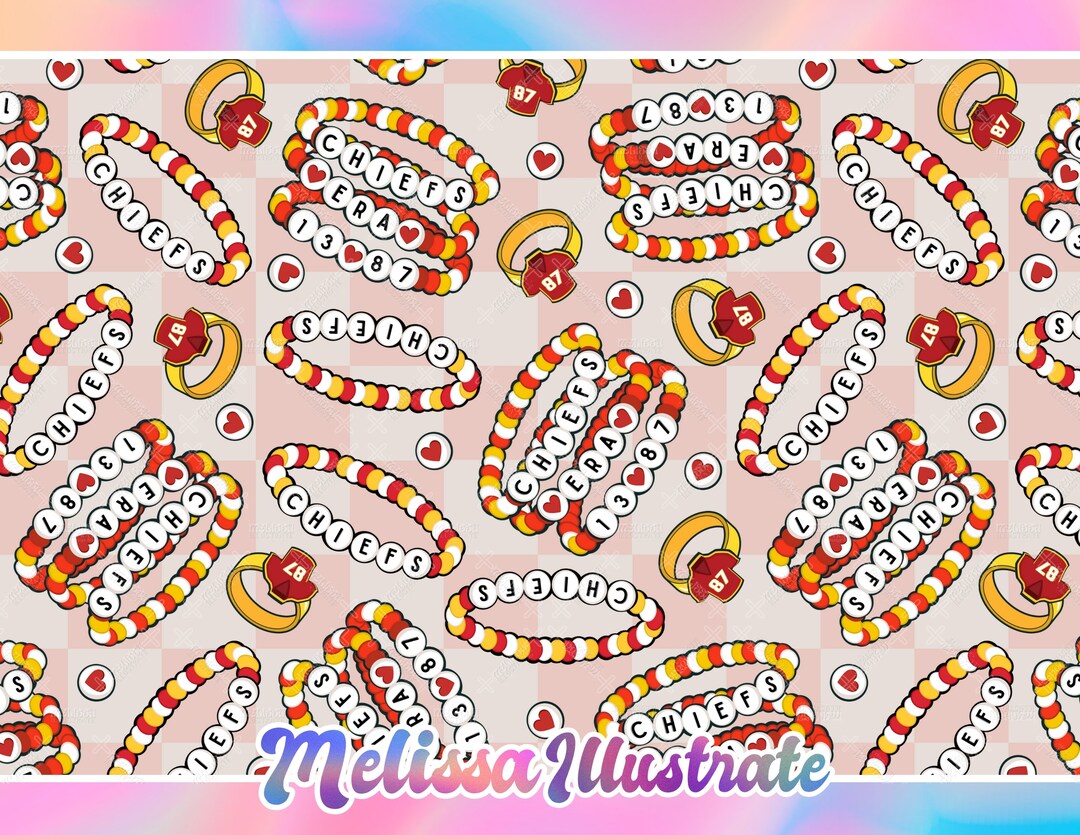 Chiefs Friendship Bracelet Pattern, Chiefs Repeat Pattern, 87 Ring ...