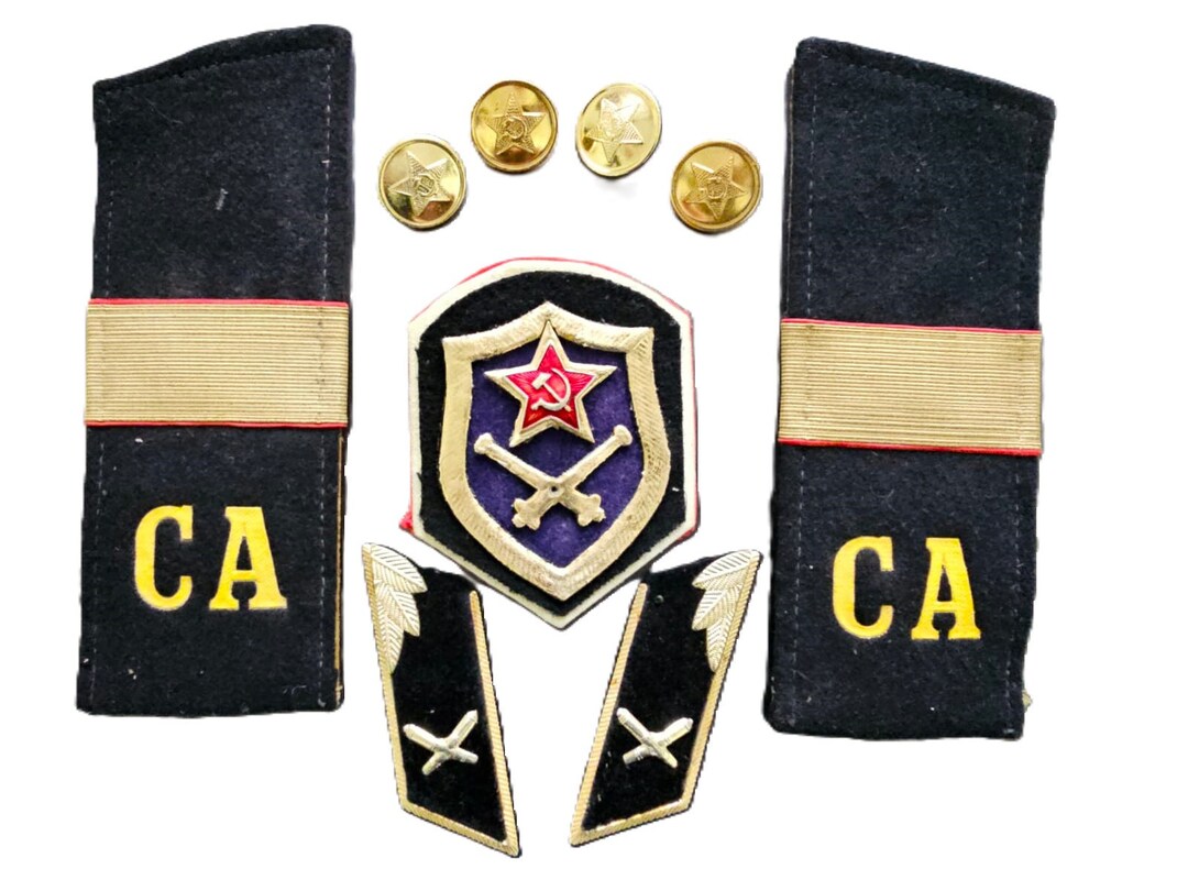 Set Shoulder Straps Patches Soviet Army Artillery 1970s - Etsy